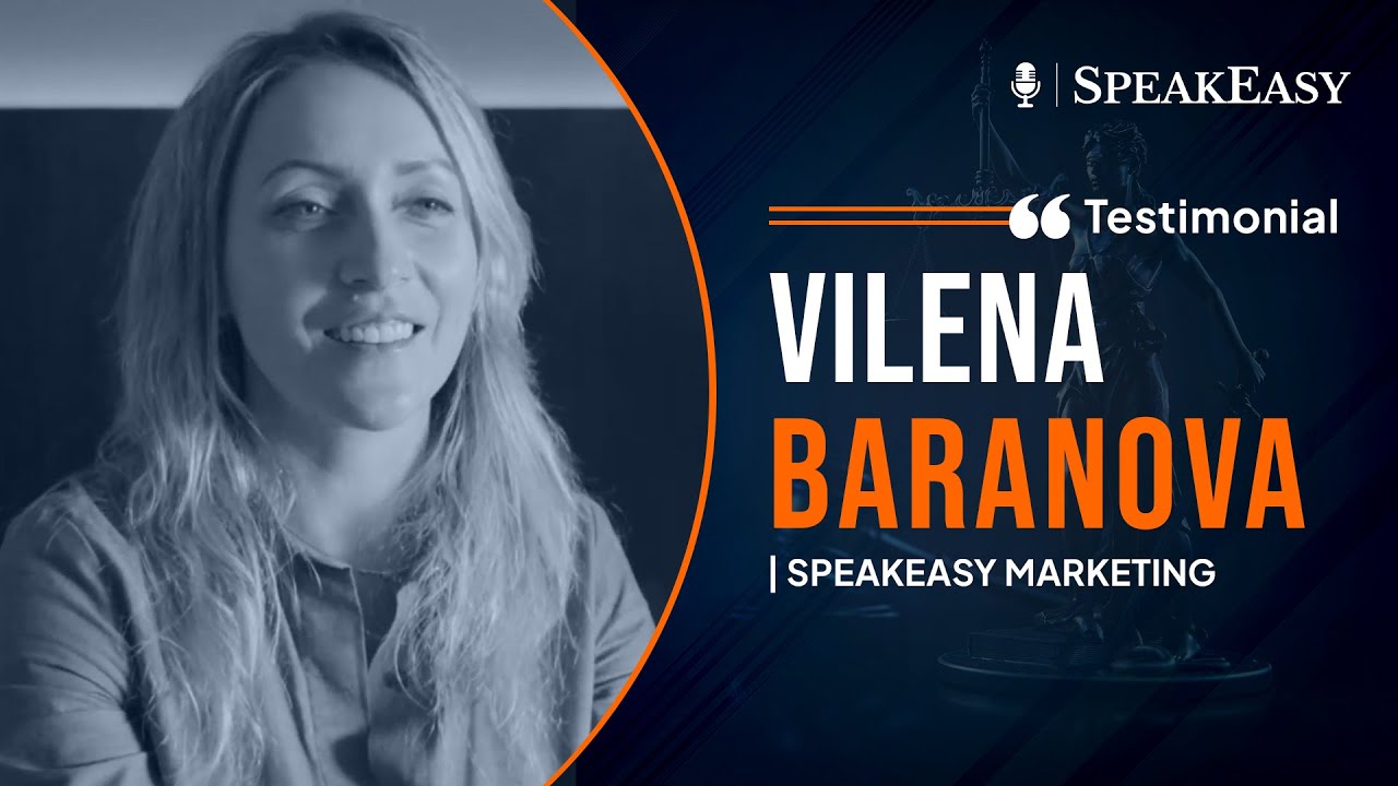 Testimonial - Vilena Baranova | Speakeasy Marketing - YouTube