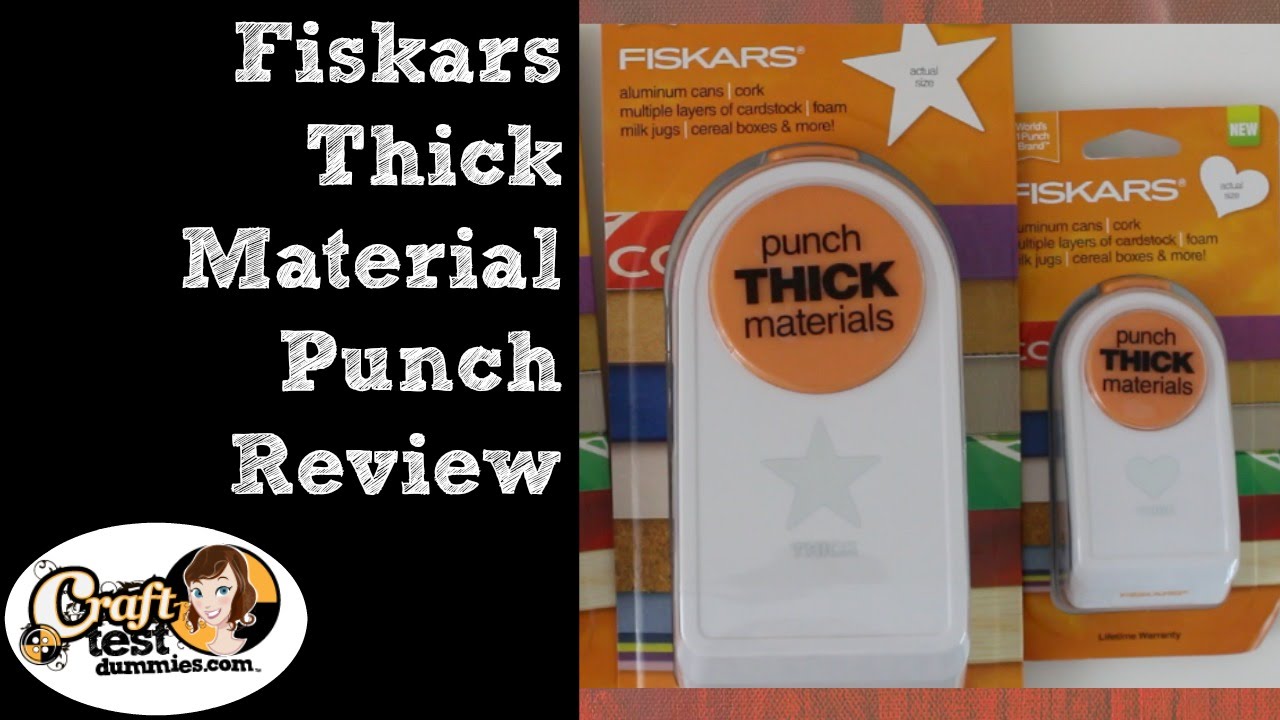 Fiskars Thick Materials Punches (Review & Demo) - YouTube