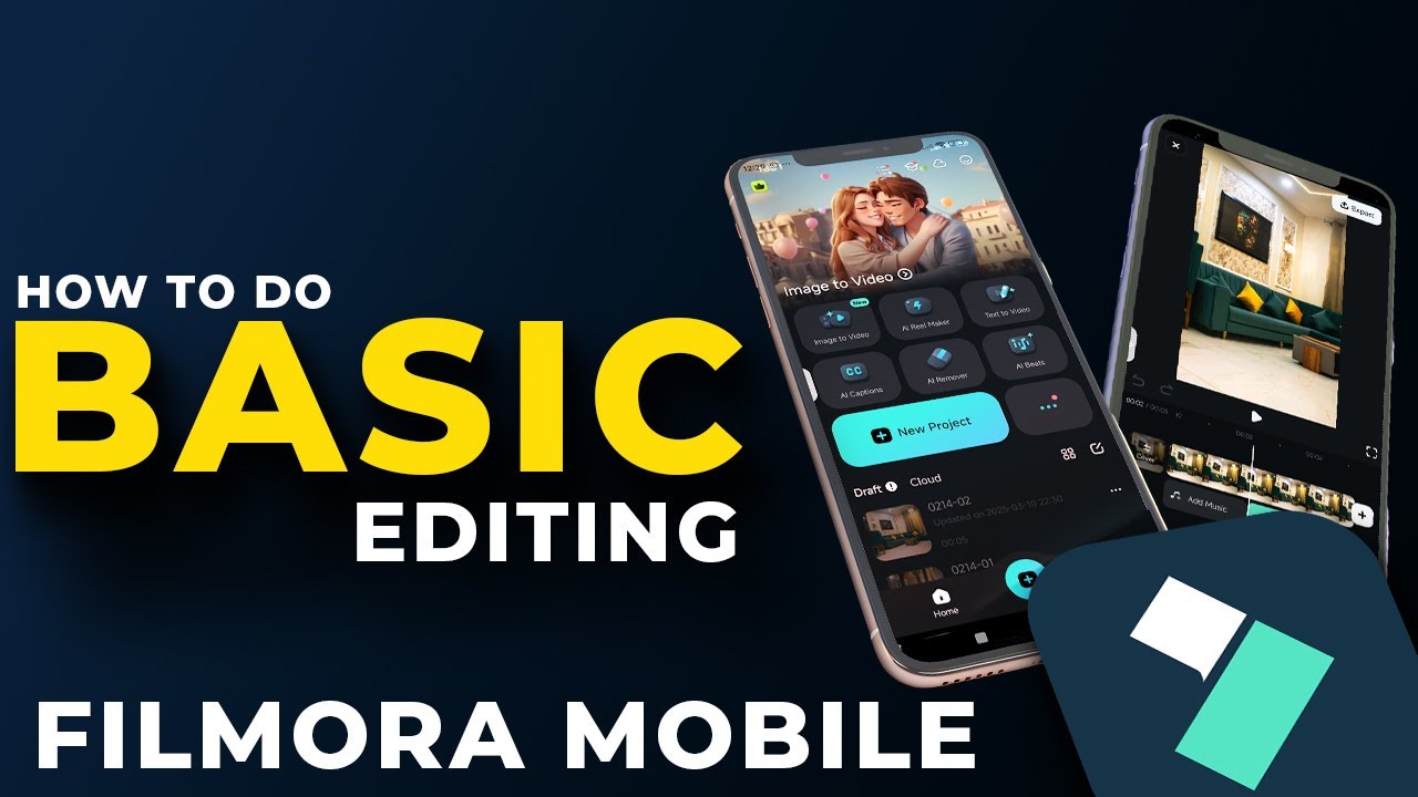 How To Do Basic Editing in Filmora Mobile #filmora #filmoramobile - YouTube