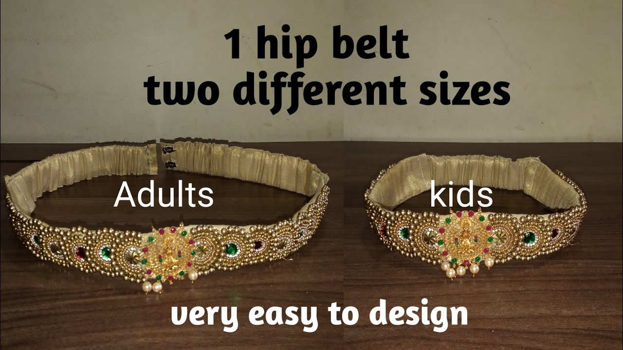 1hip belt in multiple sizes||very easy to design at home|| hip belt ...