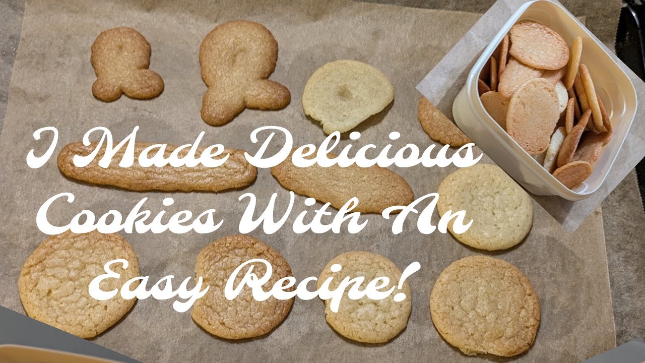 I Made Delicious Cookies With An Easy Recipe! 10/10 Super Flavorful ...