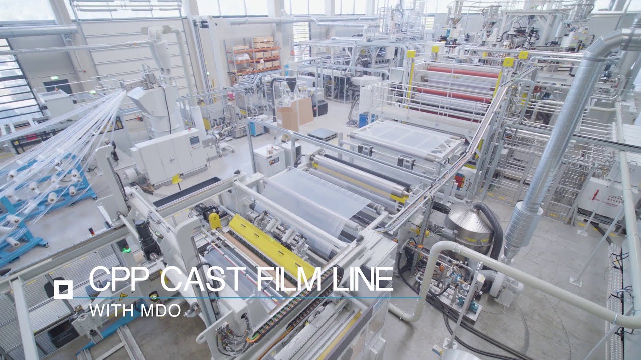 SML - Austria - CPP Cast film line with MDO - Máy cán màng CPP 5 lớp ...