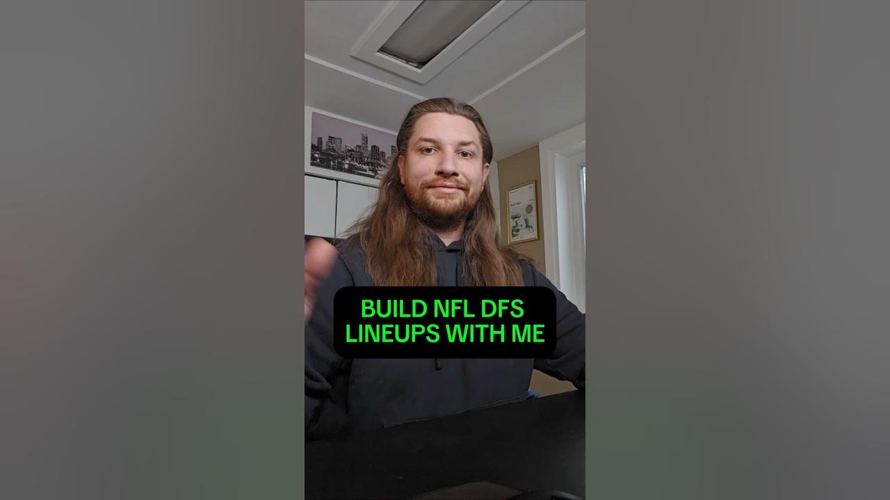 BUILD NFL DFS SHOWDOWN LINEUPS WITH ME - YouTube