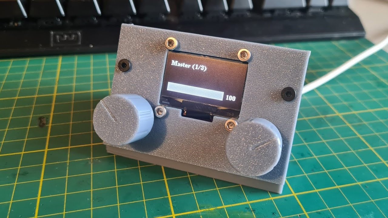 Deej32 - A hardware volume mixer with Dual Rotary Encoders & Display ...