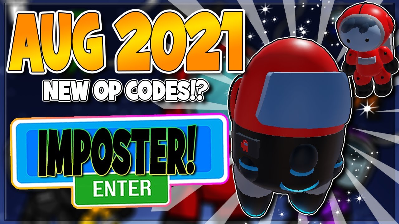 (AUGUST 2021) ALL *NEW* SECRET OP CODES!? Roblox Amongst Us! - YouTube