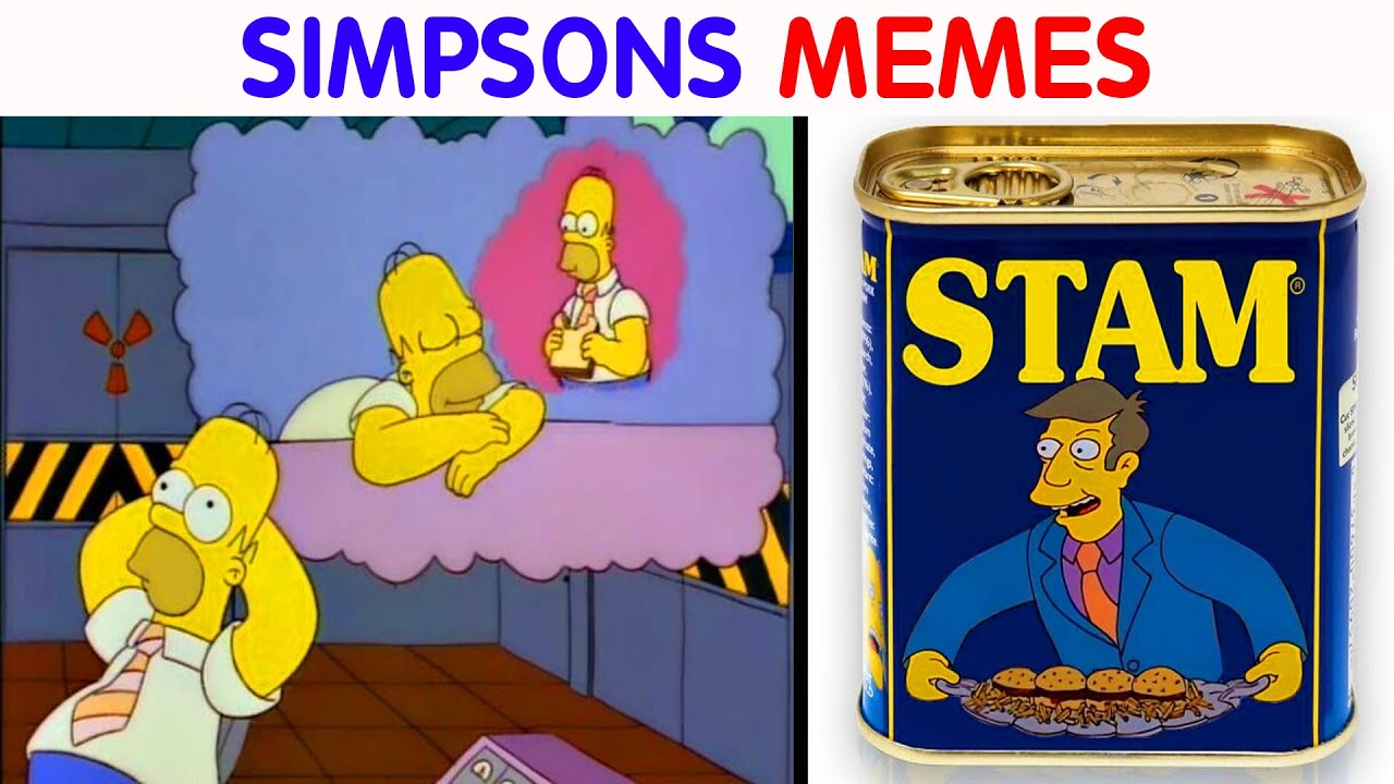 Best Moments From Simpsons That Became Meme Gold - YouTube