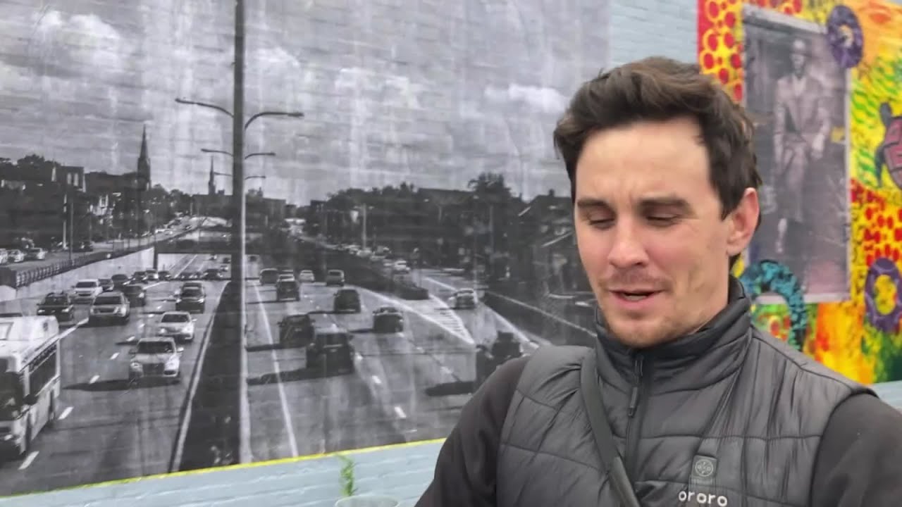 Wheat paste artist Max Collins - YouTube