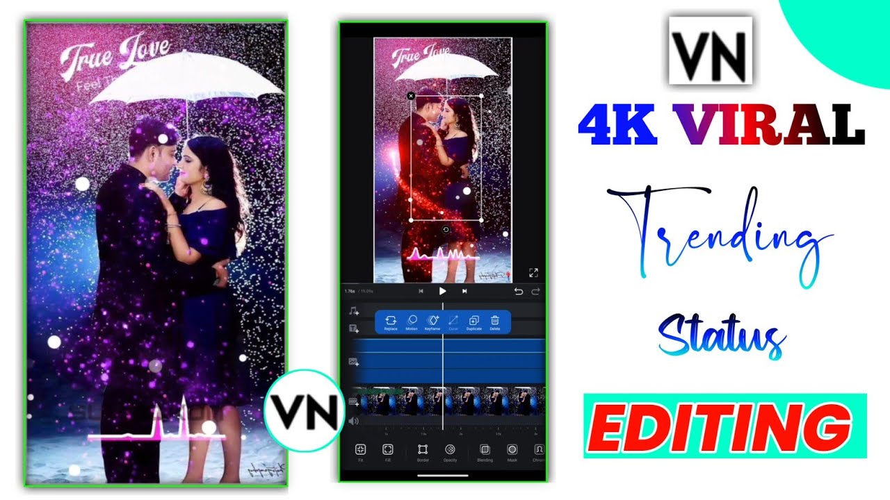 4k left right rounded status video editing। Left right status video VN ...