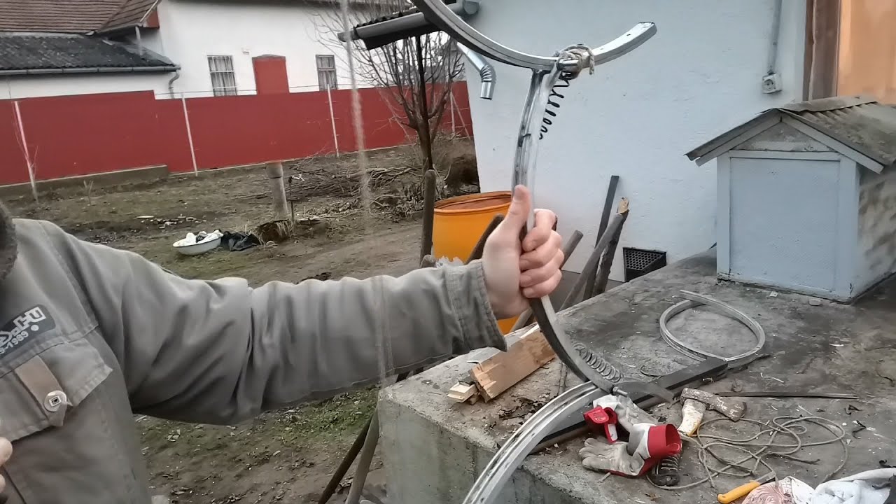 | DIY | How To Make A Bow From Bicycle Wheel? | AWS | - YouTube