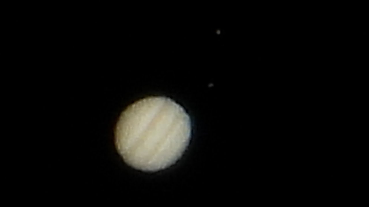 Jupiter & The Moon 88% - Nikon P1000 Movie Mode - 19:30 Friday 10th ...