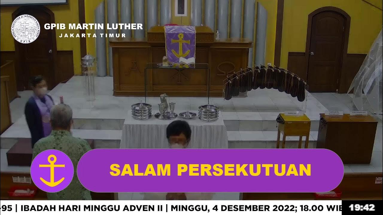 Ibadah Hari Minggu Adven II - Minggu, 04 Desember 2022 (Pukul 18.00 WIB) - YouTube