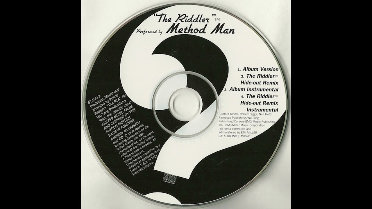 Method Man - The Riddler Instrumental - YouTube