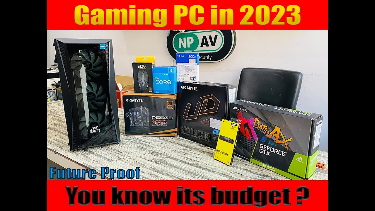 Gaming PC Build in 2023 || i5 12400F || GTX 1660s || DDR5 || Gameplay ...
