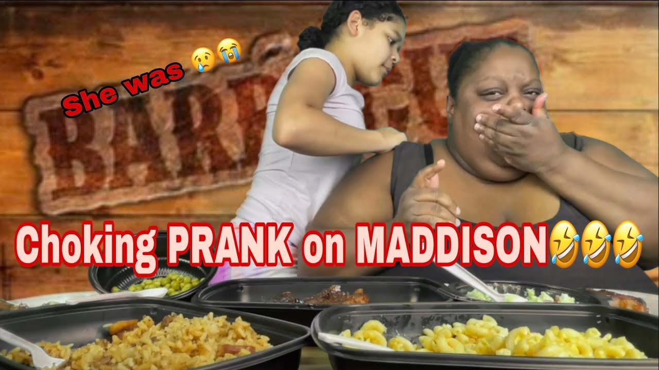 Choking Prank On Maddison‼️ | BBQ FOOD | Eating show | Mz Louisiana ...