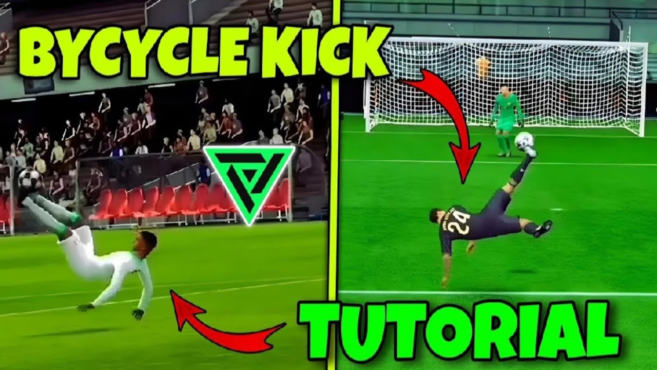 HOW TO DO BYCYCLE KICK 🦵 in EAFC 24 MOBILE 🔥 // BYCYCLE KICK TUTORIAL ...