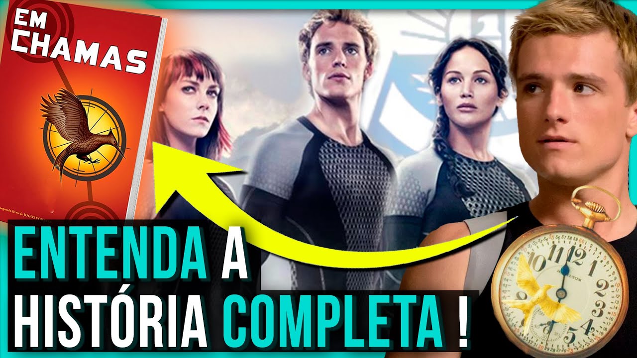 A SAGA COMPLETA de JOGOS VORAZES: Os SÍMBOLOS de EM CHAMAS nos PÃES e ...