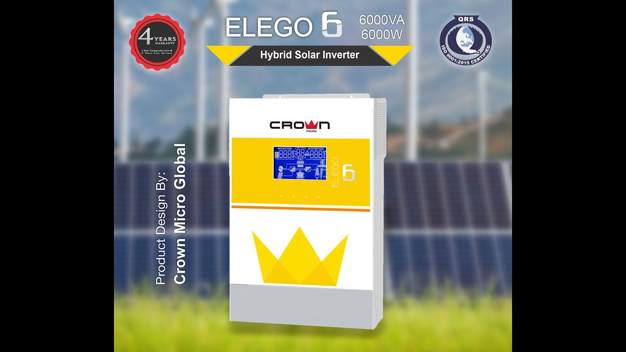 Crown 6 kw Solar inverter with Dual output/ How to Enable Grid Feeding ...