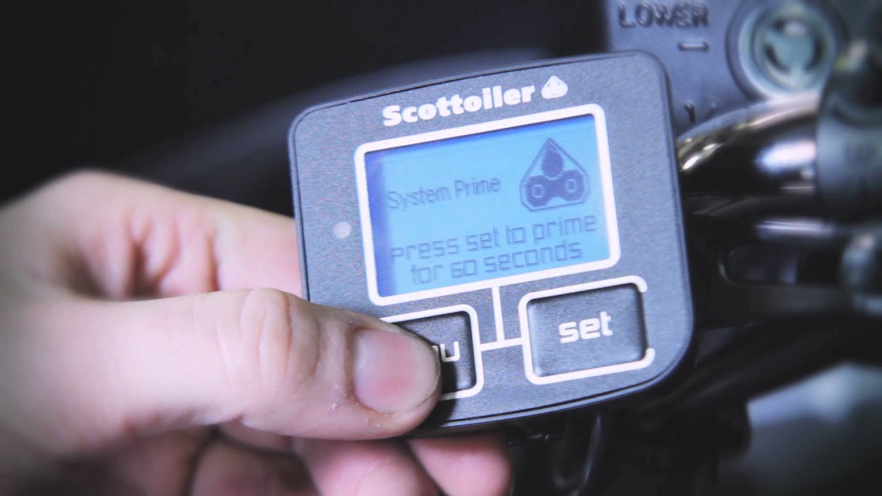 Scottoiler eSystem Motorcycle Chain Oiler - Filling and Priming ...