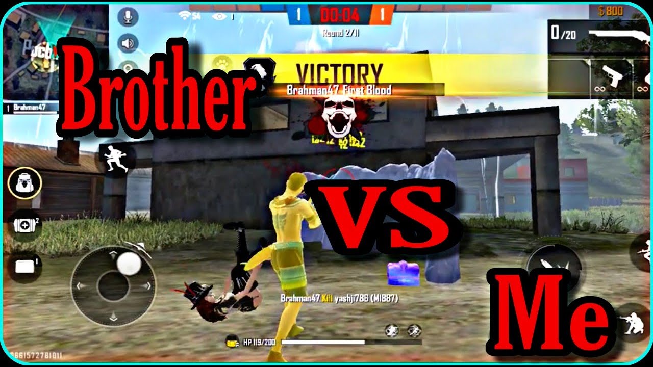 Accepting Brother Challenge in Free Fire Gameplay |Garena Gamers| - YouTube