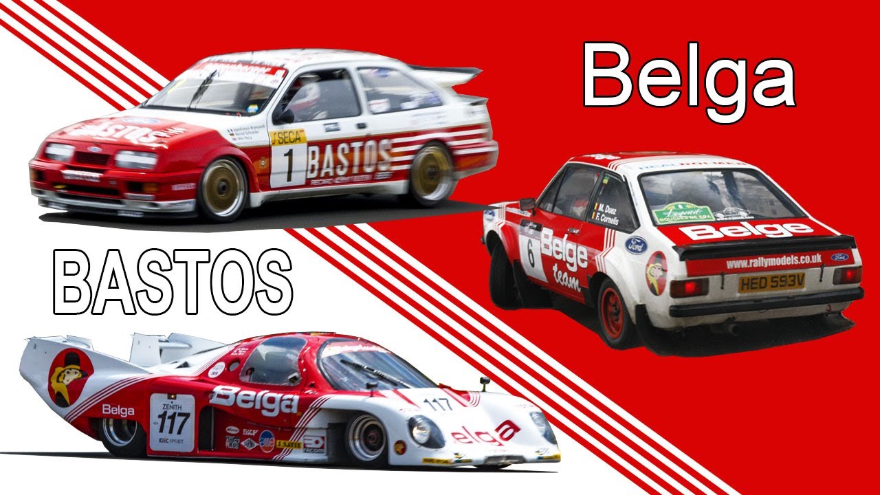BELGA & BASTOS livery | E30 M3, Mustang, Escort, 6R4, 911 SC, Sierra ...
