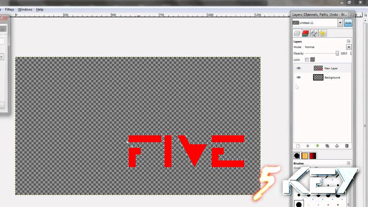 Metallic 3D Logo and Title Text Tutorial - GIMP - YouTube