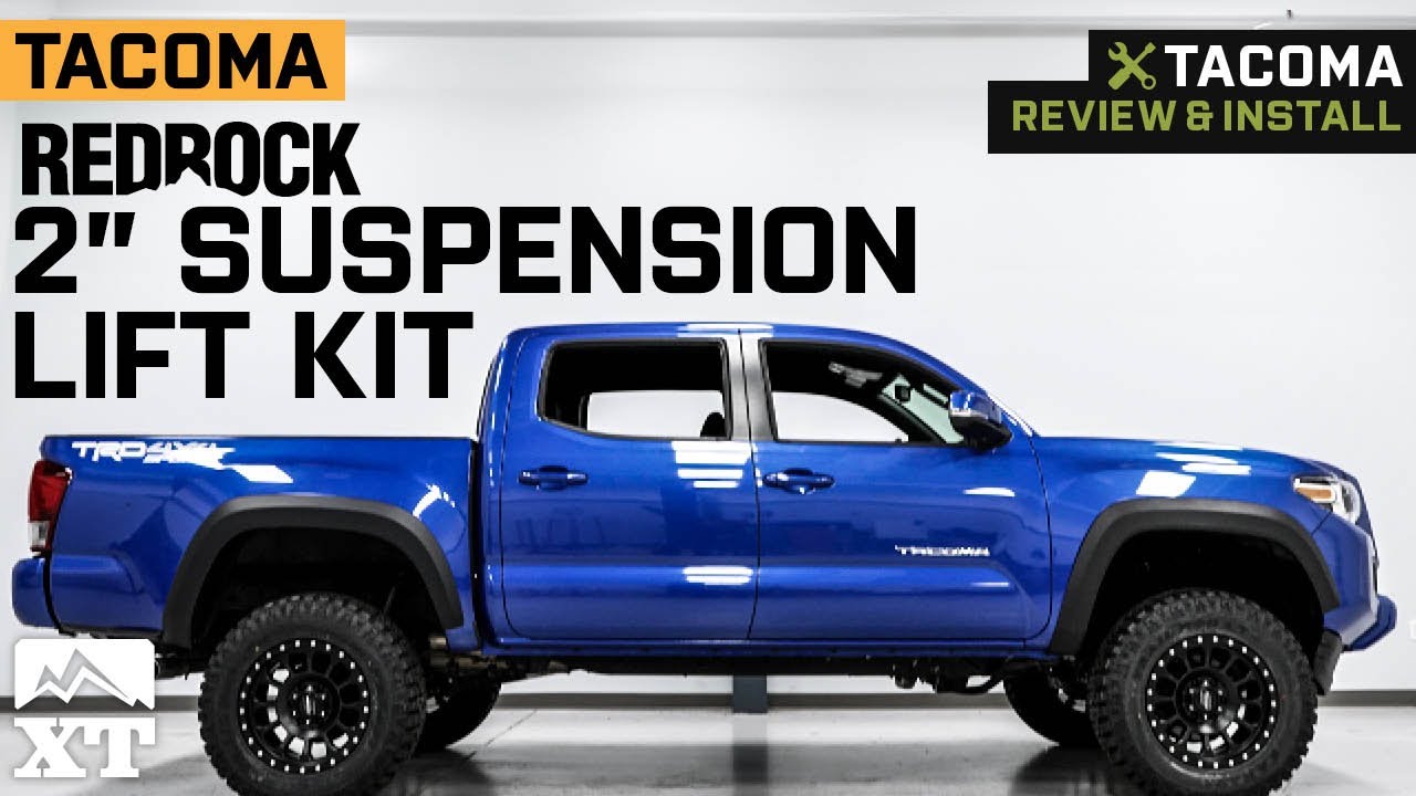 2005-2023 6-Lug Tacoma RedRock 2-Inch Suspension Lift Kit Review ...