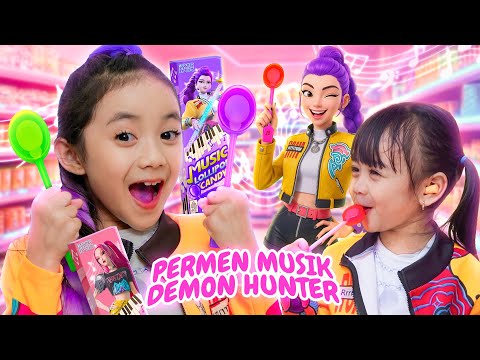 SAMANTHA AUDREY BORONG PERMEN MUSIK LOLIPOP SPESIAL KPOP DEMON HUNTER 🍭 ADA LAGU HUNTRIX 🎶