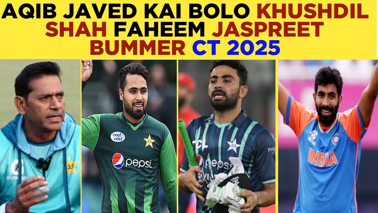 AQIB JAVED KAI BOLO KHUSHDIL SHAH FAHEEM JASPREET BUMMER CT 2025 - YouTube