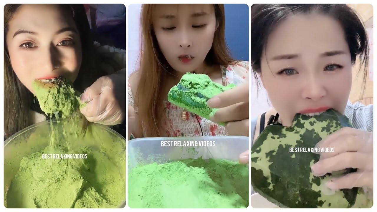 [ASMR] MATCHA ICE MUKBANG BY MATCHA QUEEN & MATCHA ICE & MATCHA PASTE ...