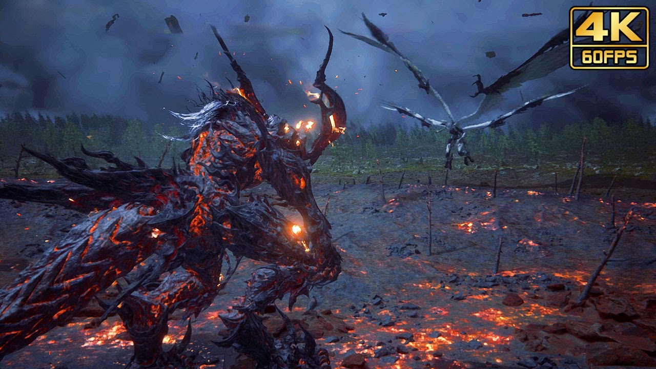 Final Fantasy 16 - IFRIT vs GARUDA Boss Fight @ 4K 60ᶠᵖˢ - YouTube