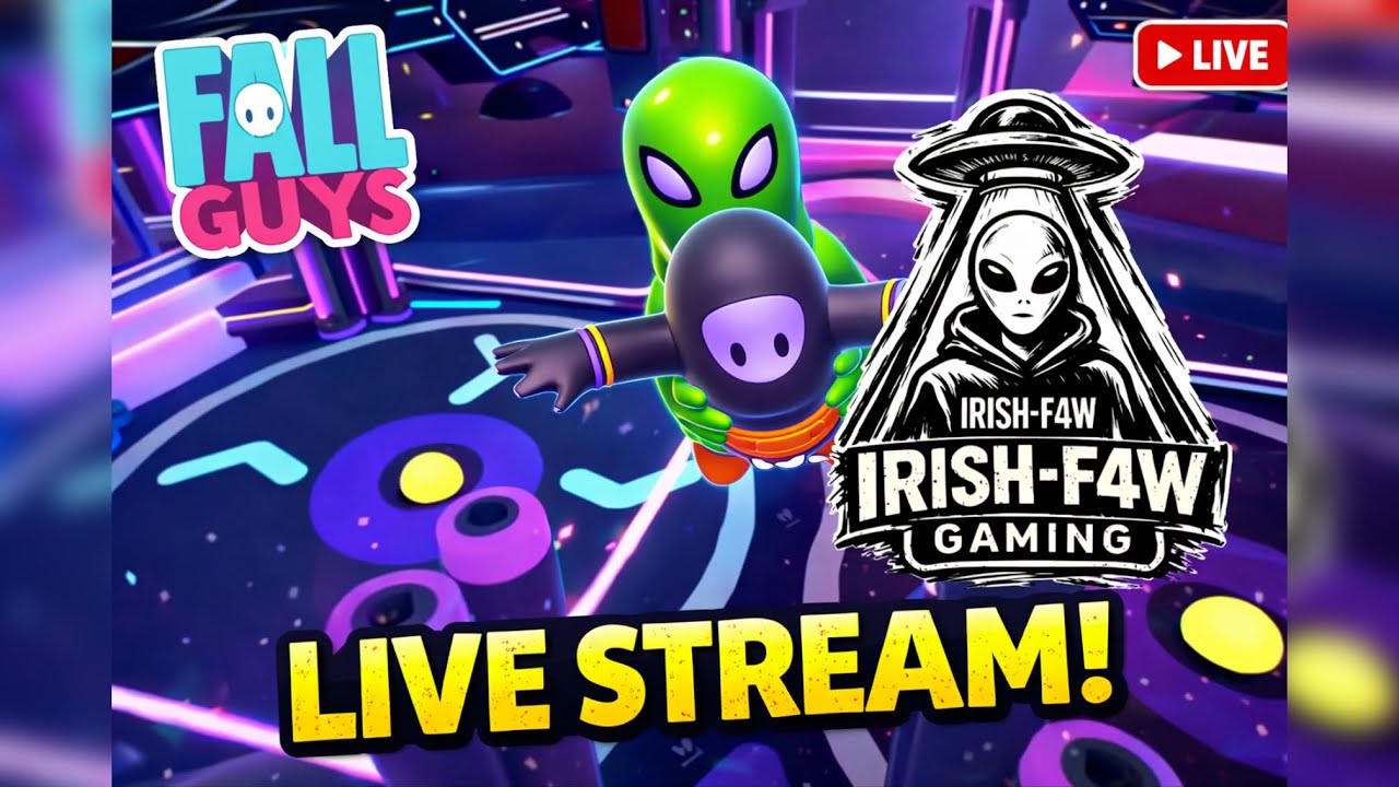 Fall Guys live stream Road to 300 Subscribers- Irish-F4W Gaming - YouTube