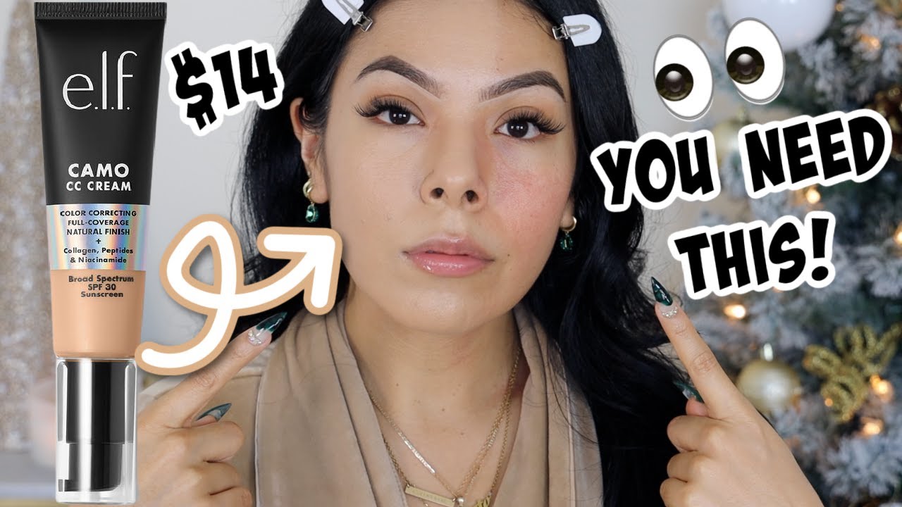 NEW!! ELF CAMO CC CREAM FOUNDATION||👀WORTH THE BUY OR NAW?!? - YouTube