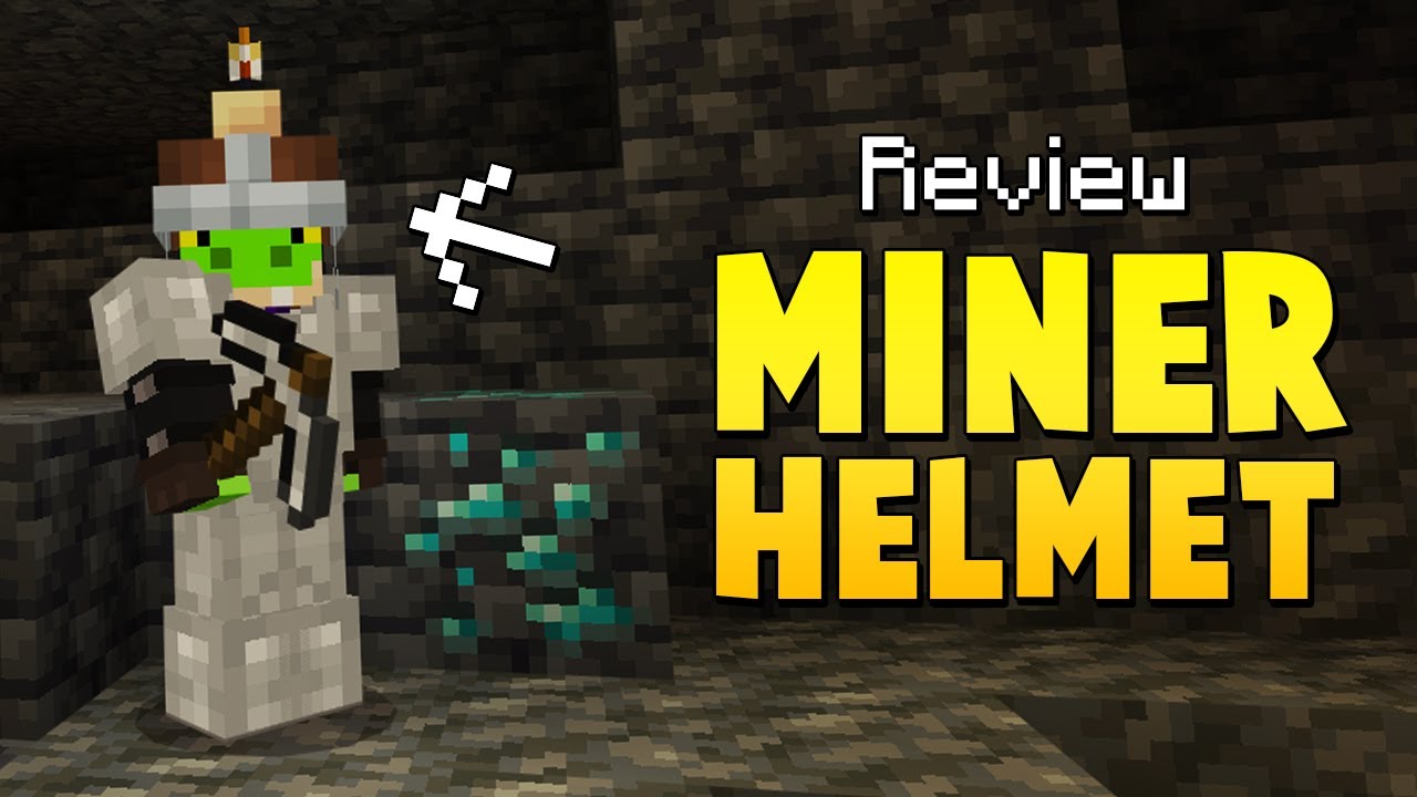 Addon de Nuevo Casco Minero Para Minecraft PE/BE 1.20 - MINER HELMET MOD - YouTube