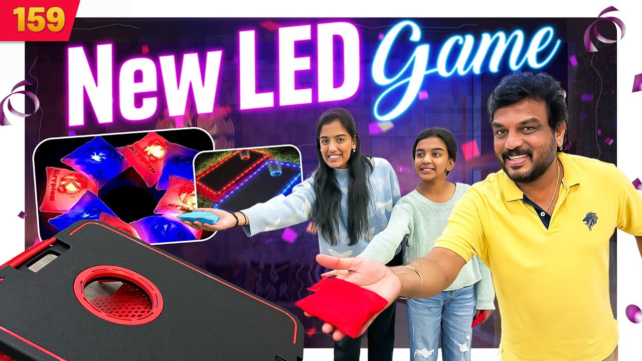 Fun with Led Game 😍🥏 | Day 4 Unboxing 🎁 | VAAS Family - YouTube