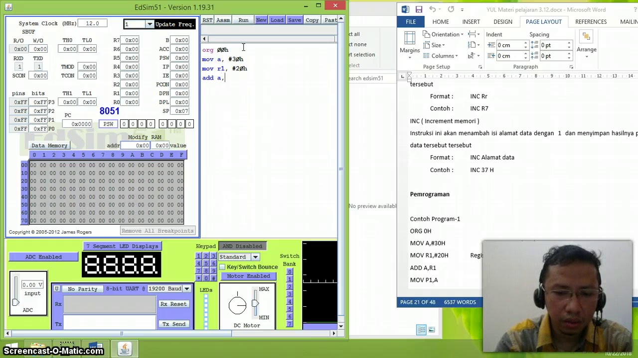tutorial edsim 51 - YouTube