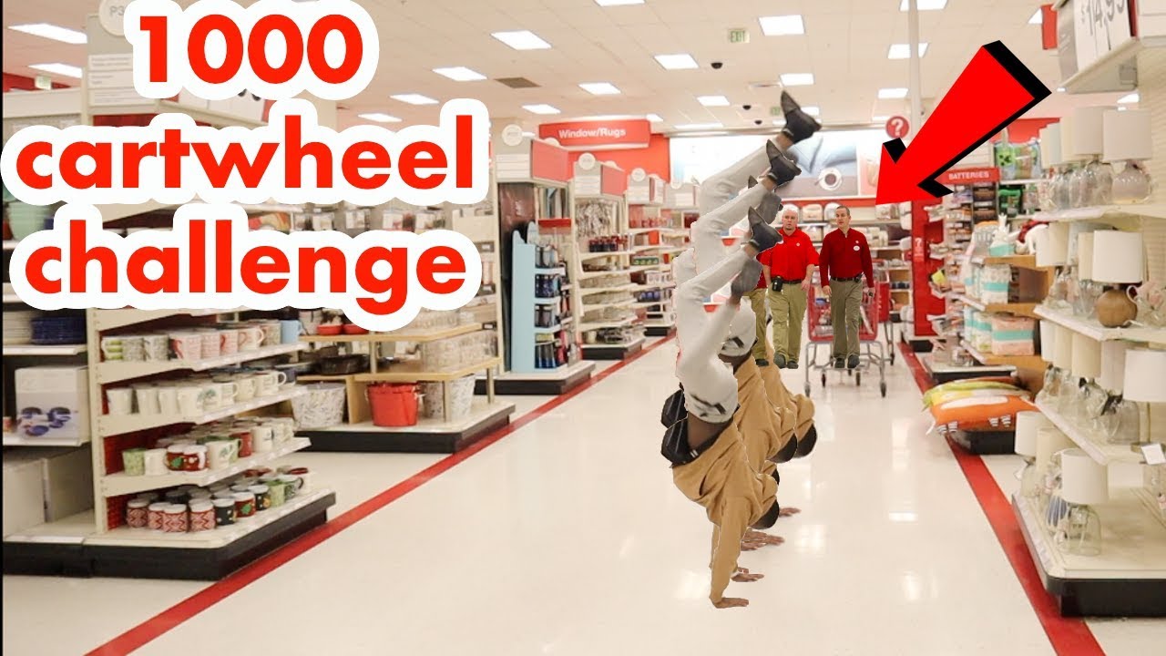 I TRIED DOING 1000 CARTWHEELS INSIDE TARGET ( VLOGMAS DAY 4) | TyTheGuy ...