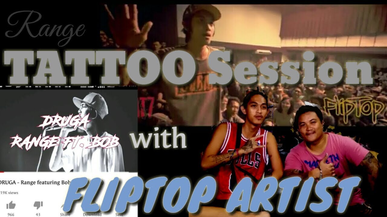 FLIPTOP ARTIST / TATTOO session with Range Anderew Salera - YouTube