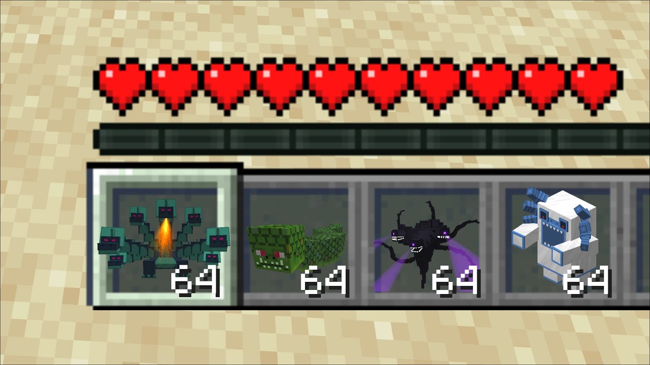 Minecraft FORBIDDEN SHAPE SHIFTER INVENTORY MOBS MOD / DONT MORPH AS ...