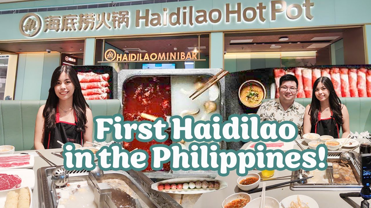 Exploring the First Haidilao Hot Pot in the Philippines! - YouTube