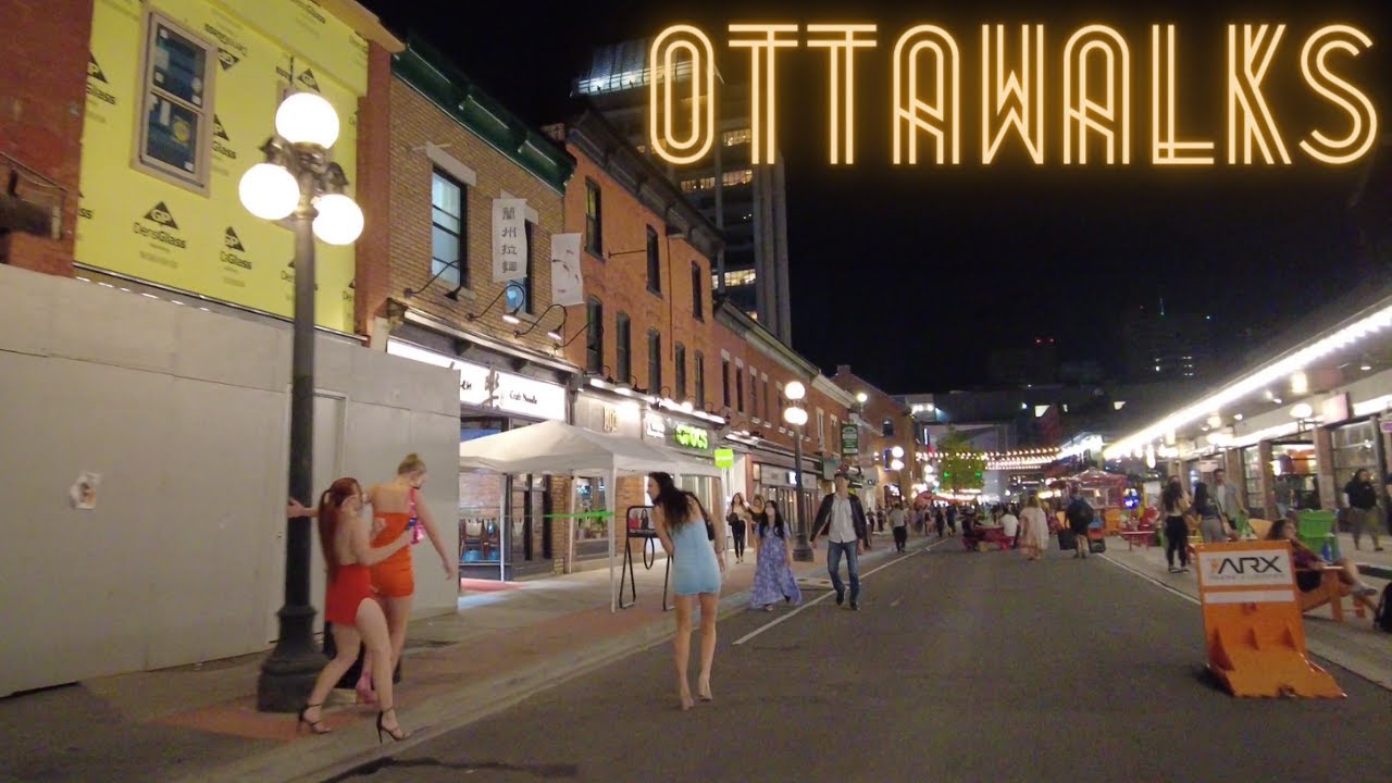 Saturday Night in Downtown Ottawa - A week after reopening - ByWard ...