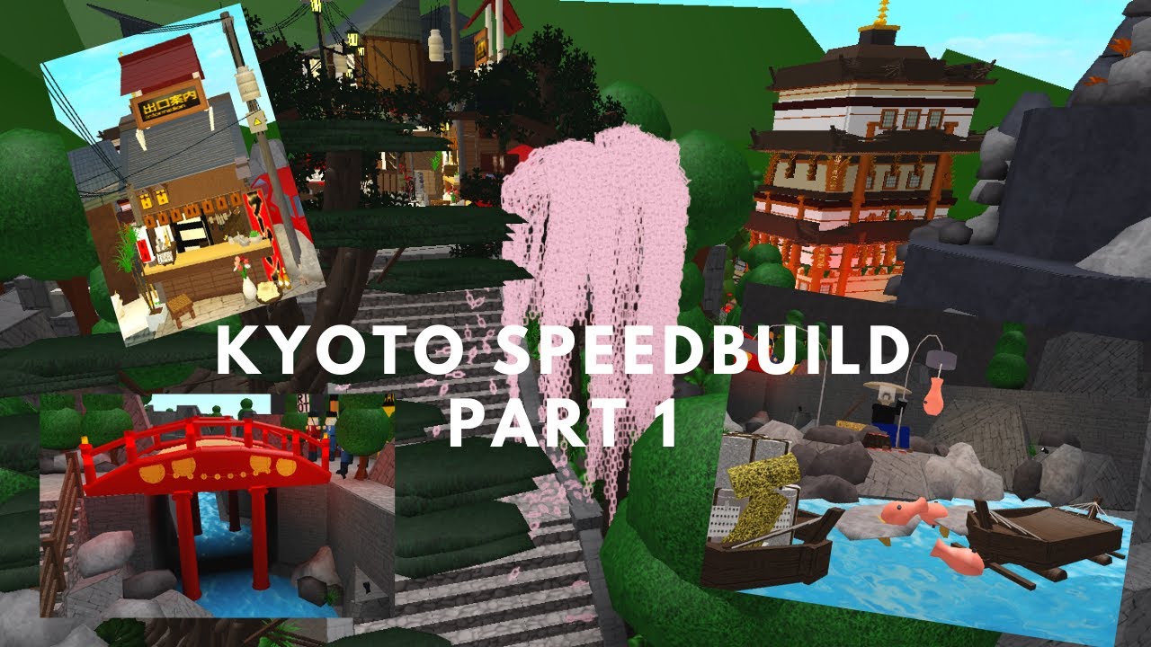 BLOXBURG JAPANESE KYOTO VILLAGE SPEEDBUILD PART 1/JAPAN - YouTube