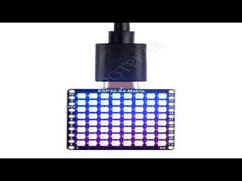 ESP32-S3 Development board WiFi Bluetooth Matrix 8x8 RGB-LED With QST ...