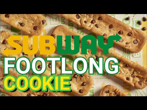 NEW! Subway Footlong Cookie!?! LIMITED TIME February 2024 - YouTube
