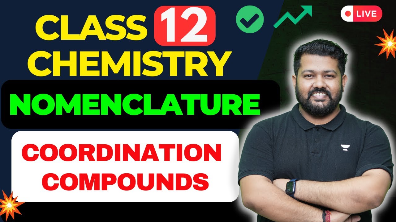 Coordination Compounds Nomenclature | Class 12 Chemistry | Boards 2024 ...