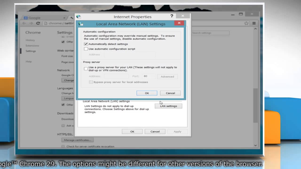 How to Fix the "Resolving proxy" error message in Chrome - YouTube