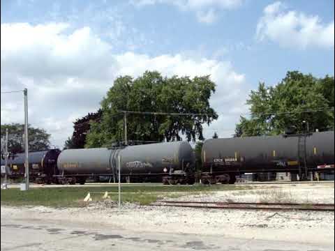 PART 1 Ethanol Loads stopping in Pewaukee, WI on 8-24-23 2x0x0 w/CSX-7021 - BN-7286 - YouTube
