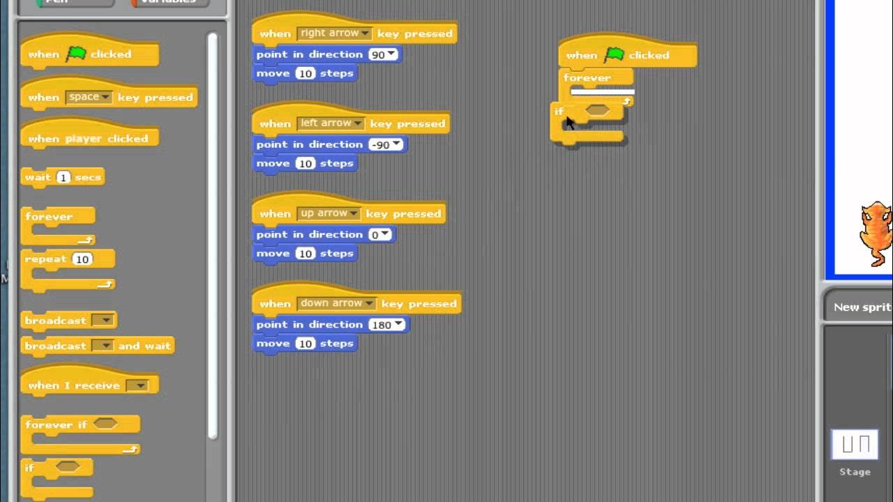 Scratch: Maze Game - Lesson 1, Part 3 - YouTube