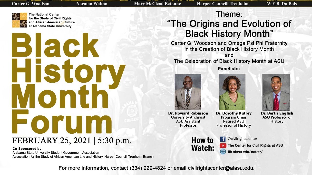 The Origins and Evolution of Black History Month - YouTube