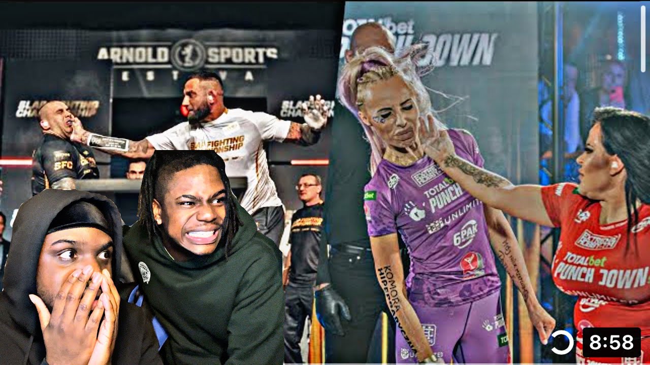 Crazy Knockouts and Weird Stuff! Slap Fighting Championship (Reaction ...