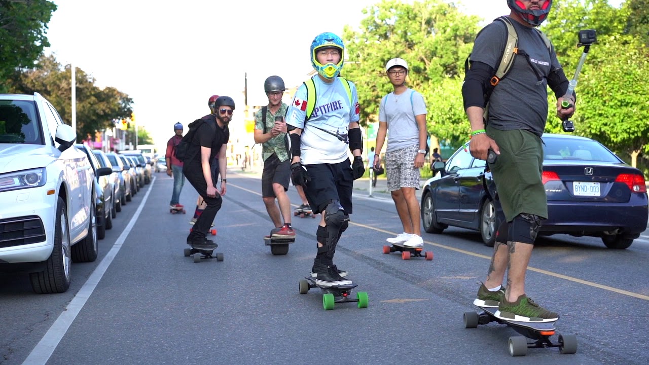 Boosted Board Riders Toronto - Wednesday Night with Longboard Living ...